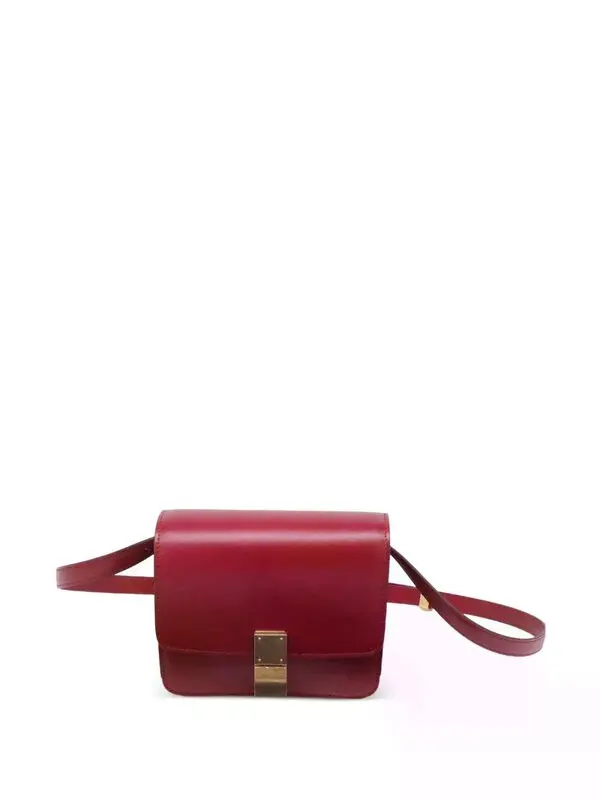 Celine Small Classic Box Shoulder Bag - Red