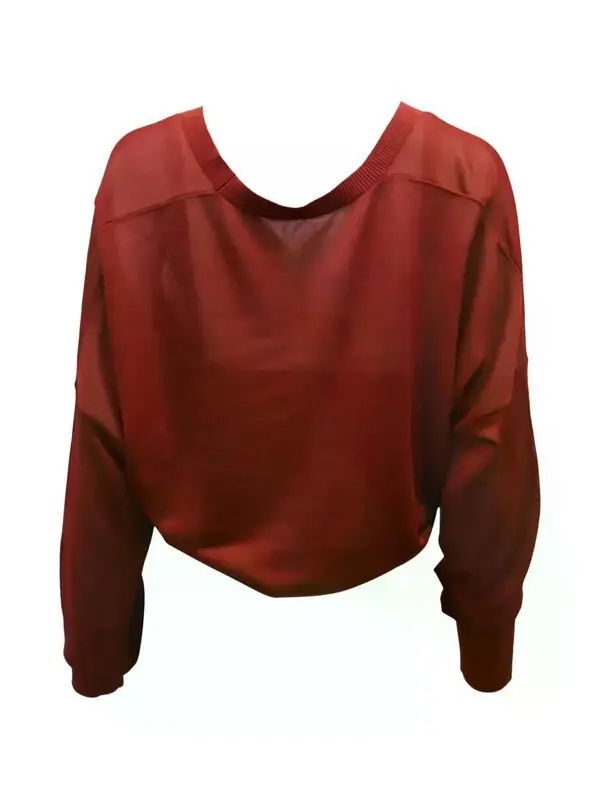 DION LEE V-neck Long-sleeve Top