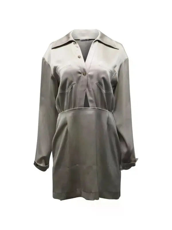 Nanushka 2001 Cutout Shirt Dress