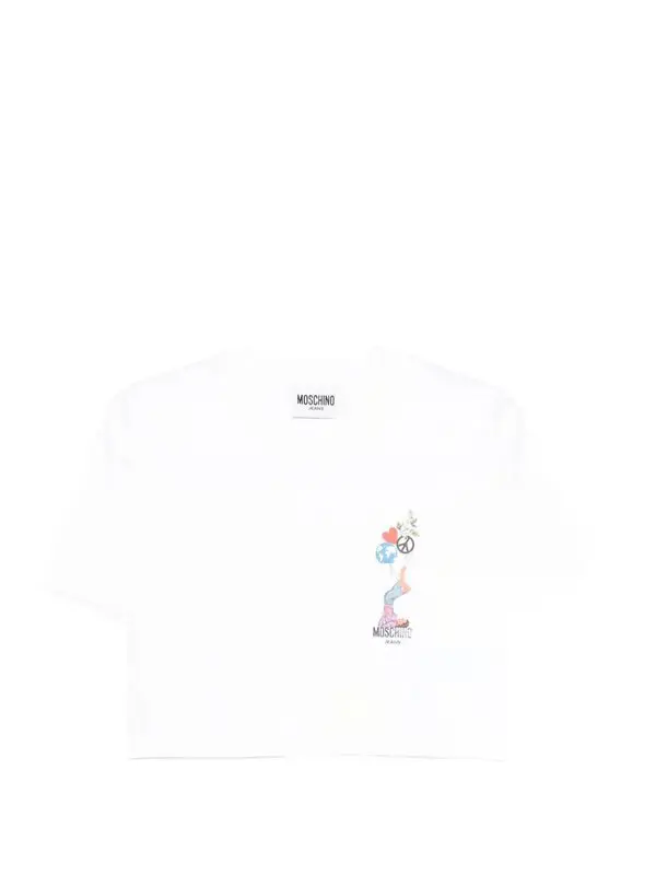 Moschino Printed T-shirt - White