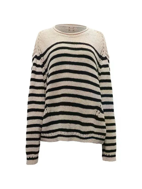 Ulla Johnson Striped Crew Neck Sweater
