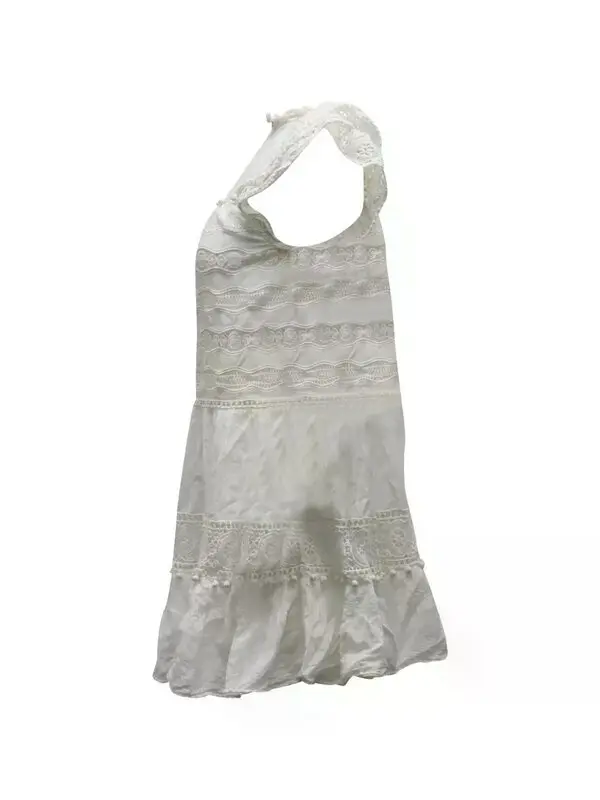 Ulla Johnson Eyelet Ruffle Mini Dress