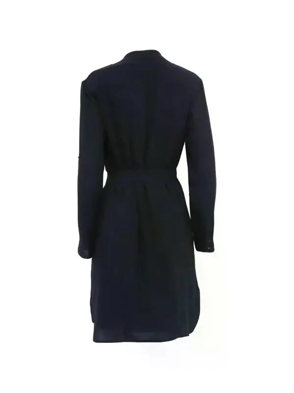 BOSS Belted Long-sleeve Mini Dress