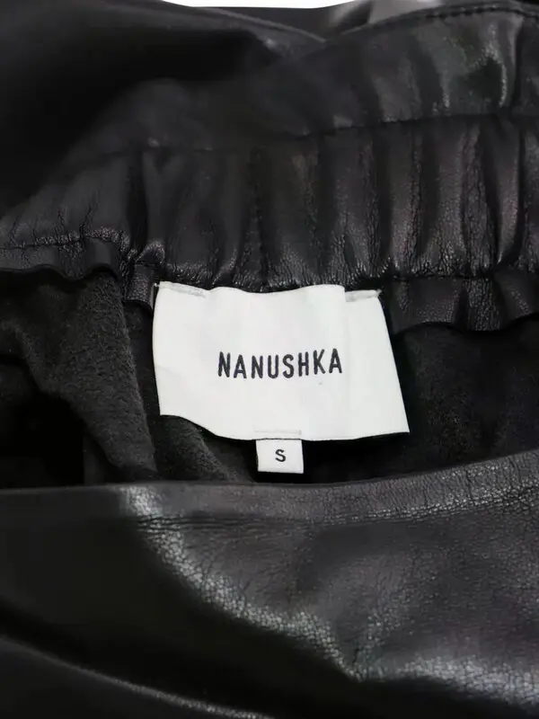 Nanushka Faux-leather Wrap Skirt
