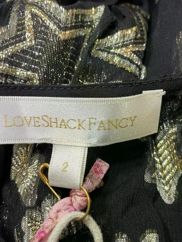 LoveShackFancy Star-embroidered Mini Dress