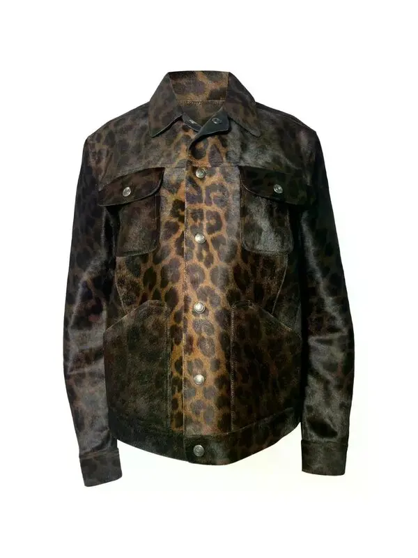 TOM FORD Leopard-print Buttoned Jacket