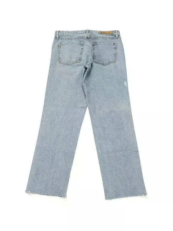 GRLFRND Helena Frayed-hem Jeans