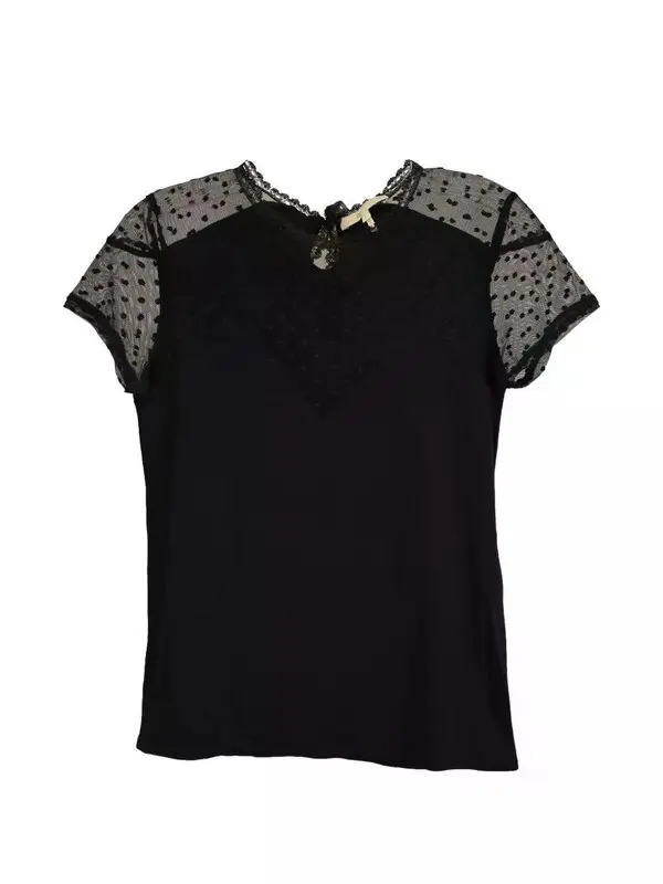 Maje Sheer-detail Top