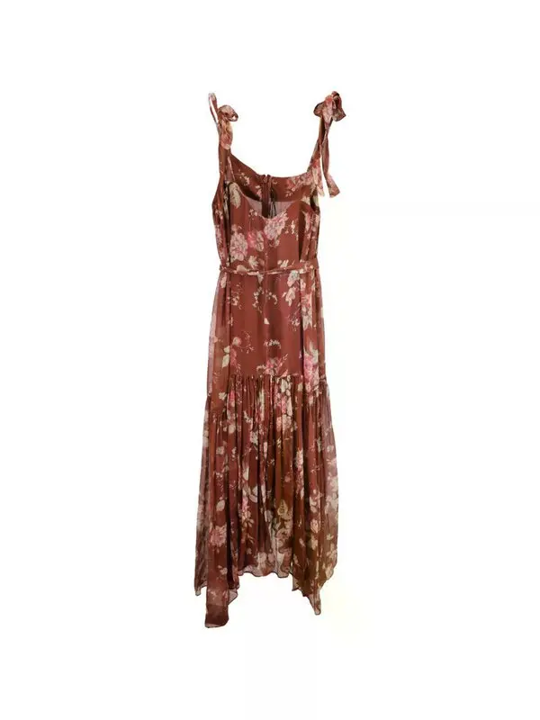 zimmermann brown floral dress Zimmermann // Linen Floral Dress – VSP Consignment main image 1