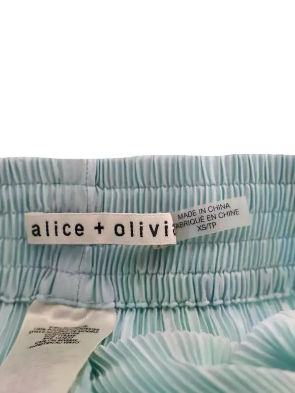 Alice + Olivia Elba Plissé Trousers