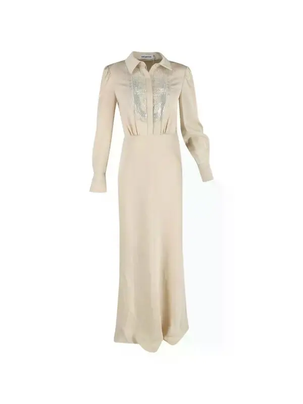 SELF-PORTRAIT Embroidered-design Maxi Dress