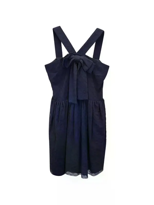 Maje Bow-detail Mini Dress