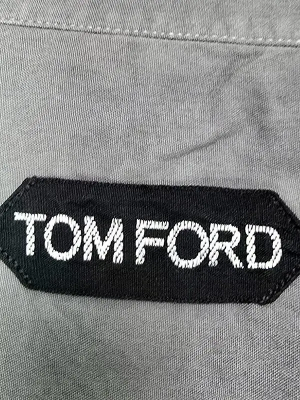 TOM FORD Button-fastening Long-sleeve Shirt - Grey
