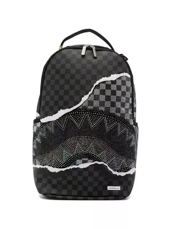 SPRAYGROUND Checkerboard-pattern Backpack