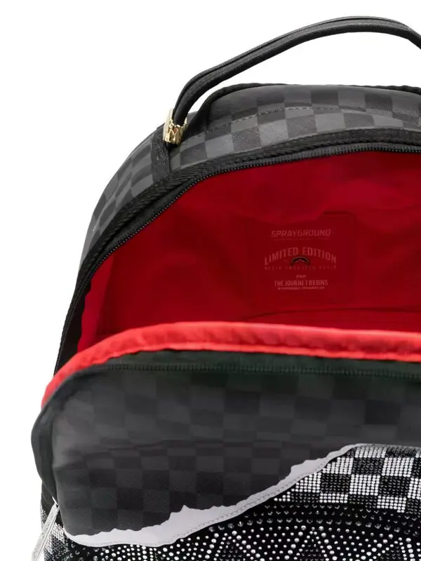 SPRAYGROUND Checkerboard-pattern Backpack