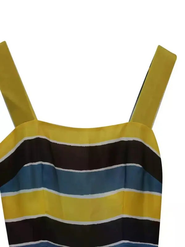 Dolce & Gabbana Striped Midi Dress