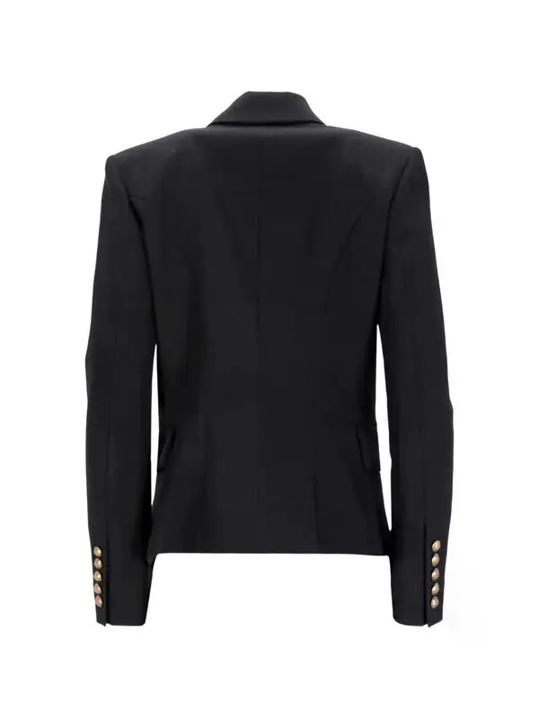 Balmain Double-breasted Medallion Blazer - Black