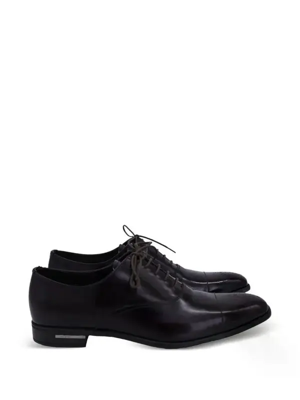 Prada Leather Oxford Shoes