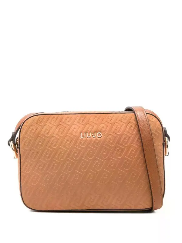 Liu Jo Logo-debossed Crossbody Bag - Brown