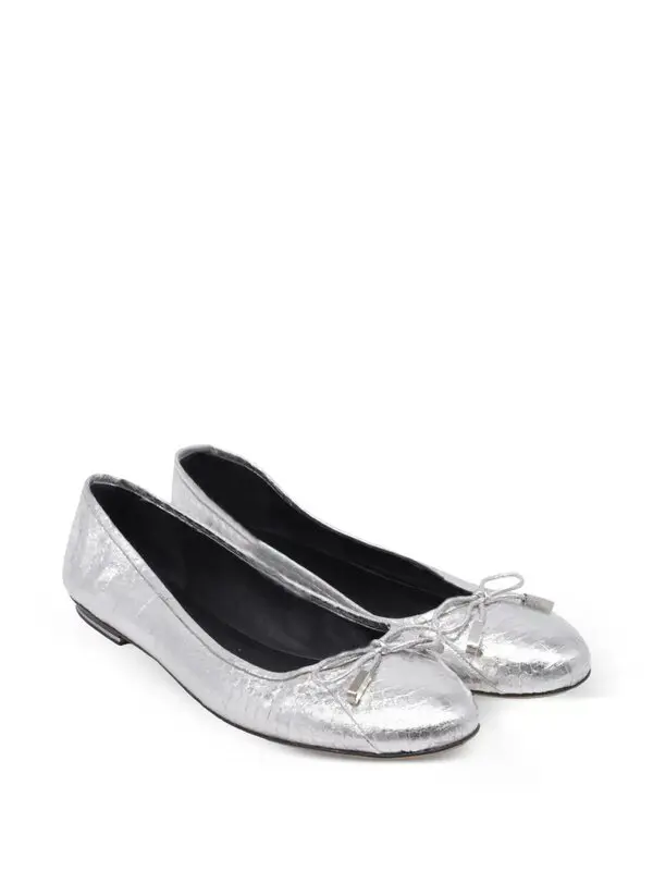 Michael Kors Bow Embellished Ballet Flats