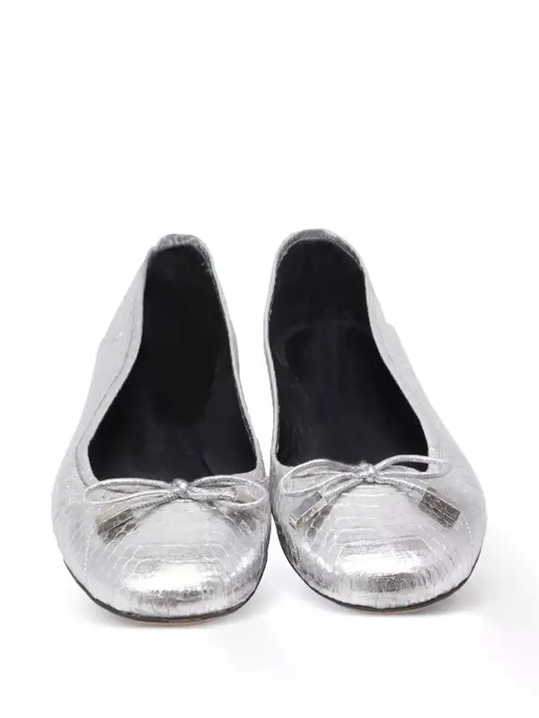 Michael Kors Bow Embellished Ballet Flats