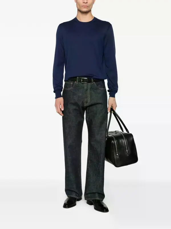 TOM FORD Long-sleeve Crew-neck Sweater - Blue