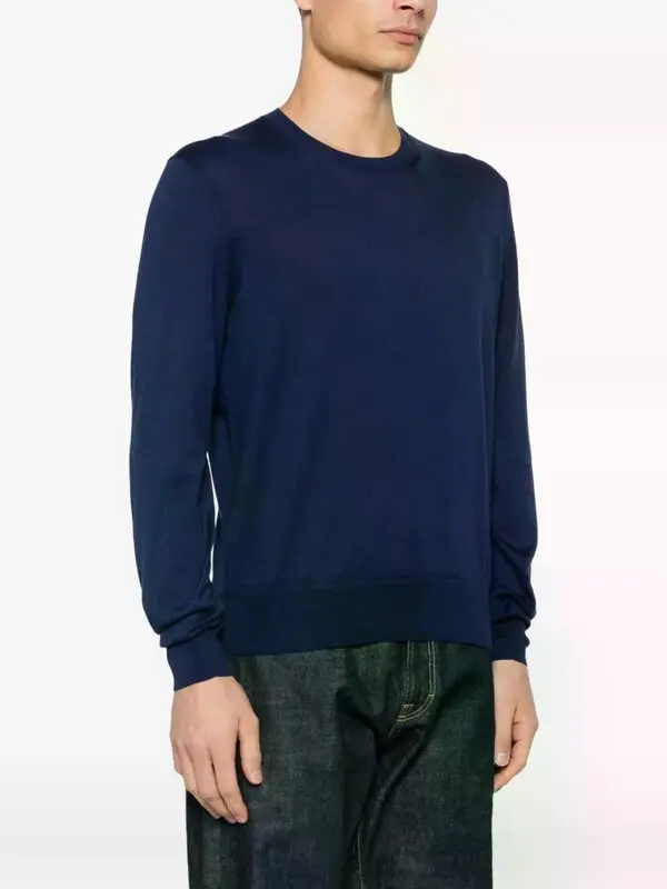 TOM FORD Long-sleeve Crew-neck Sweater - Blue