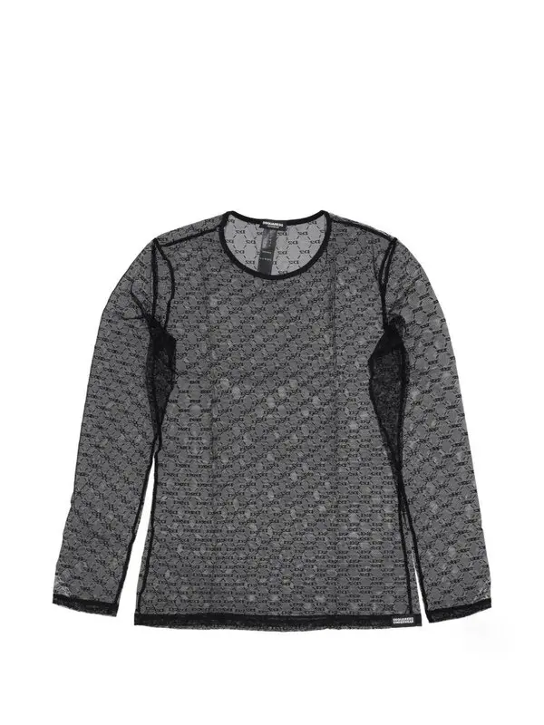 Dsquared2 Lace Long-sleeve Top