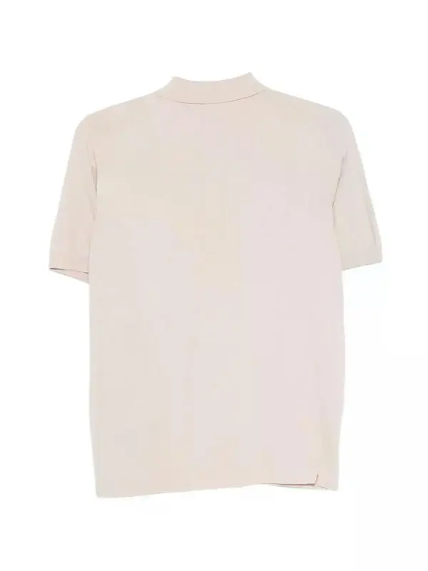 Eleventy Buttonred Polo Shirt - Neutrals