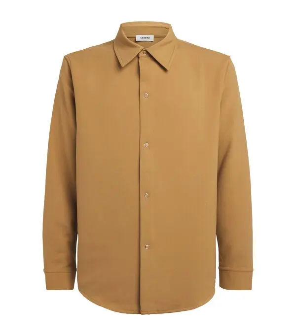 Sandro Jersey Shirt - Beige