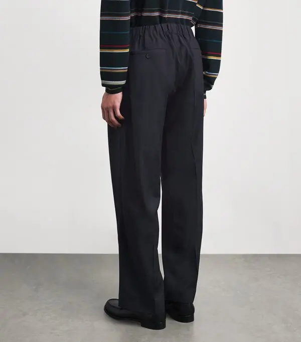 Sandro Wide-leg Trousers - Blue