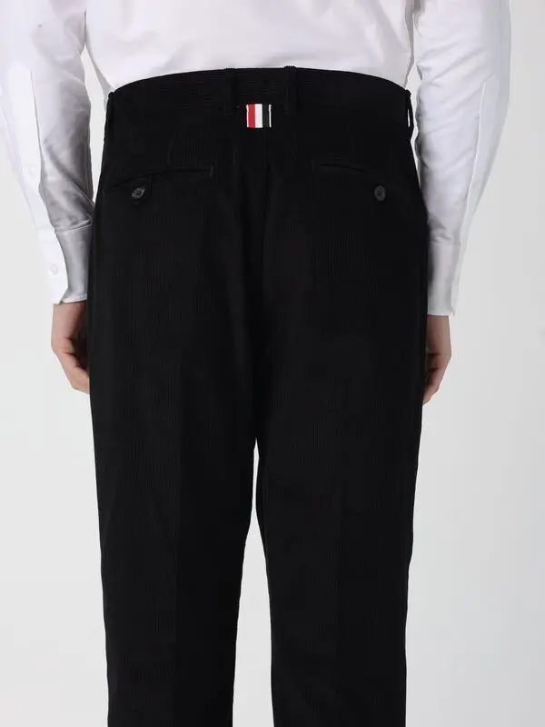Thom Browne Corduroy Tailored Trousers - Black