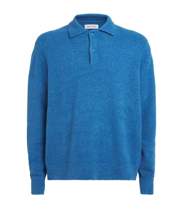 SAMSØE SAMSØE Cotton-blend Polo Sweater