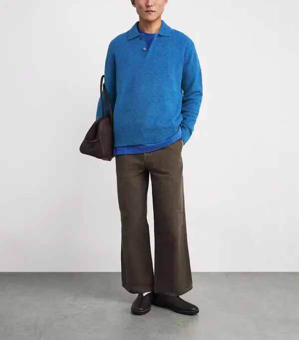 SAMSØE SAMSØE Cotton-blend Polo Sweater