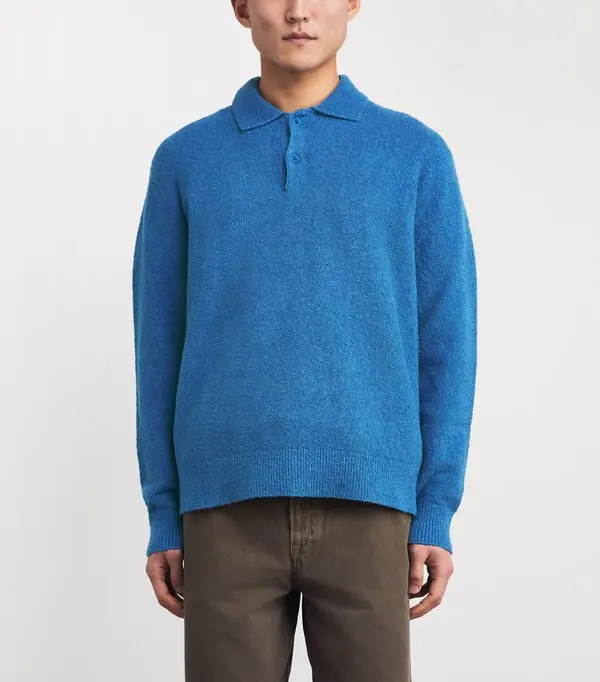 SAMSØE SAMSØE Cotton-blend Polo Sweater