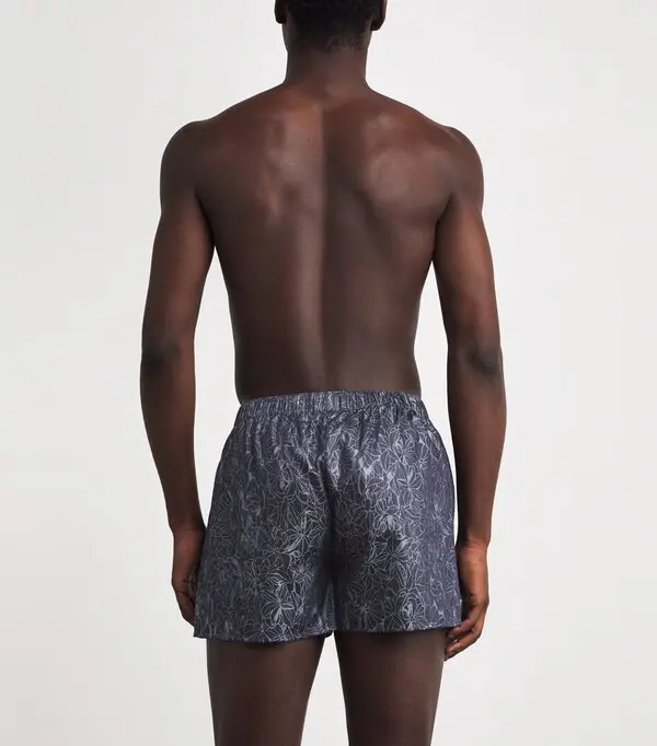 Hanro Cotton Floral Boxer Shorts