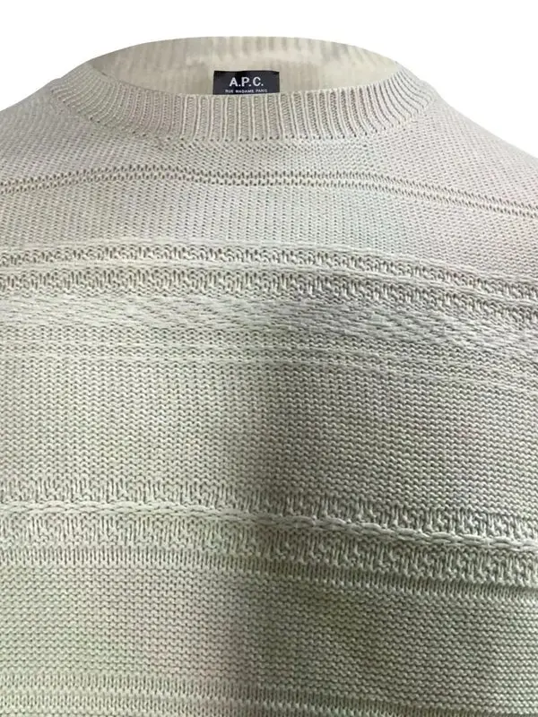 A.p.c. Striped Crew-neck Sweater
