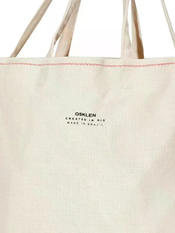 OSKLEN Topstitch Tote Bag