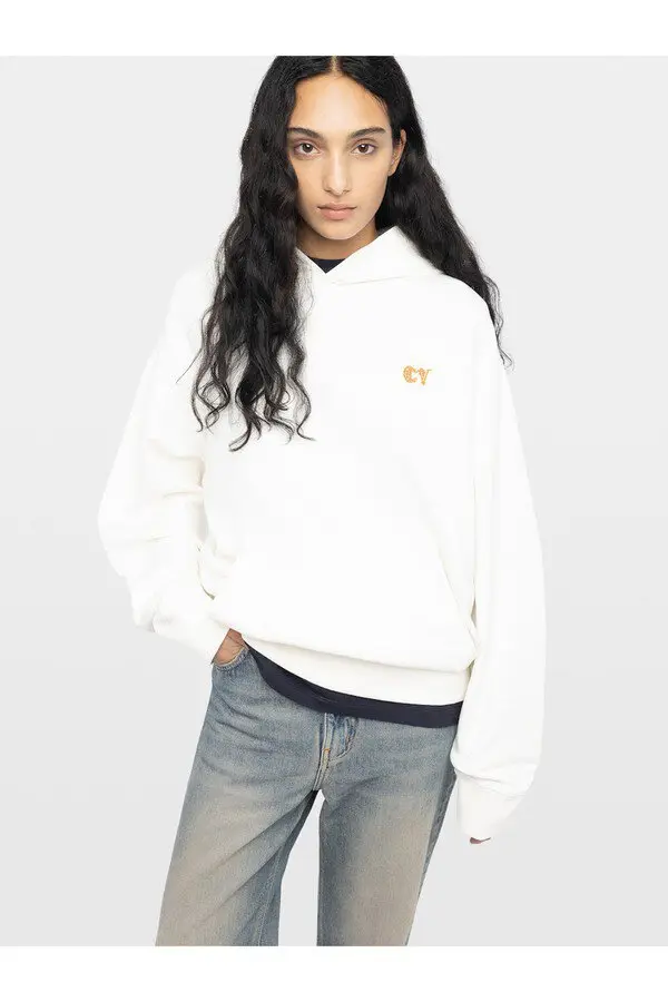 Zadig&Voltaire Chateau Voltaire Hooded Sweatshirt - White