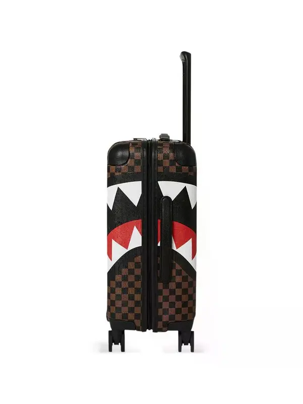 SPRAYGROUND Sawtooth Sharks Checked Suitcase