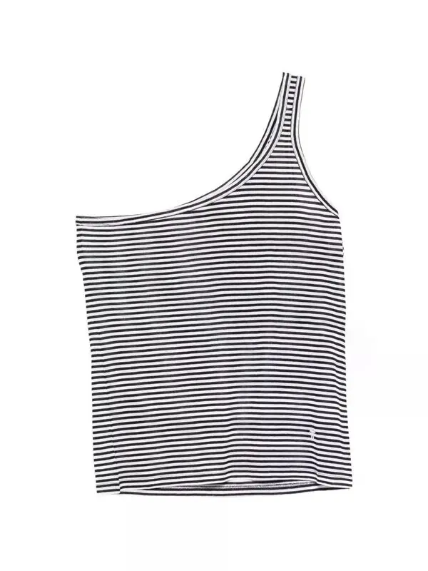 TOM FORD Striped One-shoulder Top