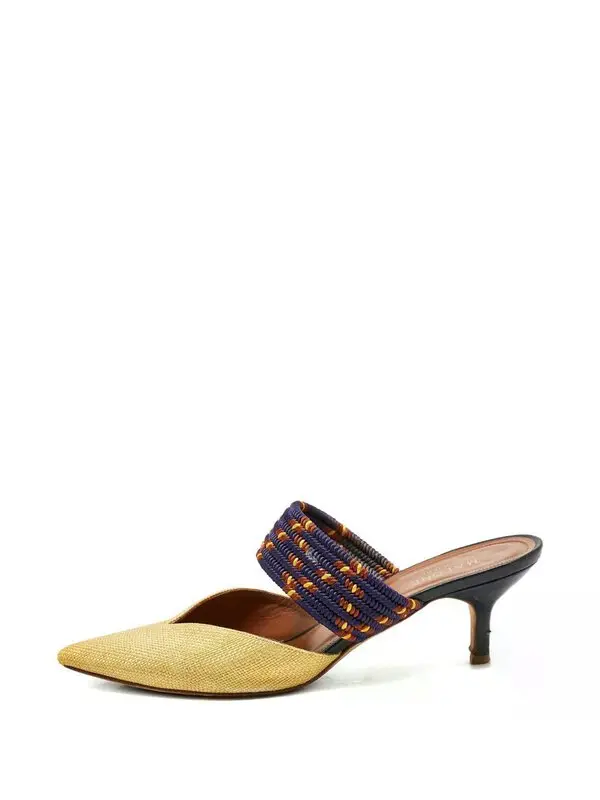 MALONE SOULIERS Maisie Heeled Mules - Yellow