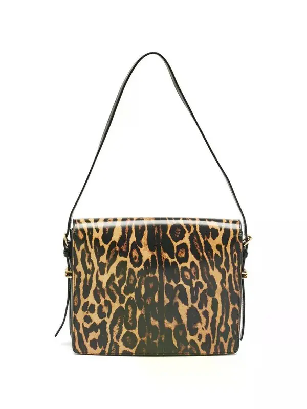 Burberry Leopard-print Shoulder Bag