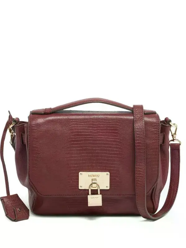 Dkny Lizard-embossed Top-handle Bag