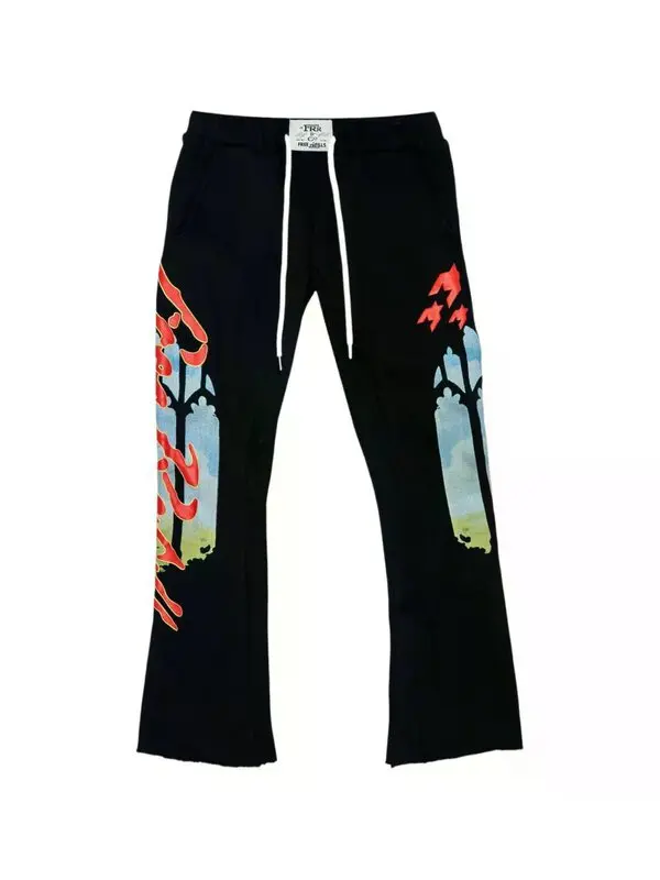 FREE REFILLS Graphic Print Track Pants