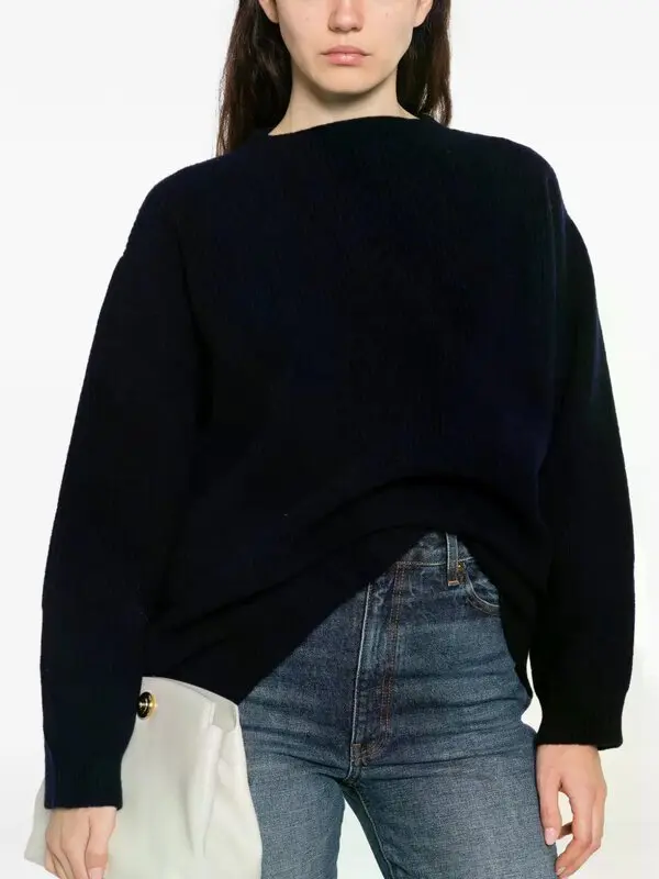 NICHOLSON & NICHOLSON Wavy Crew-neck Sweater