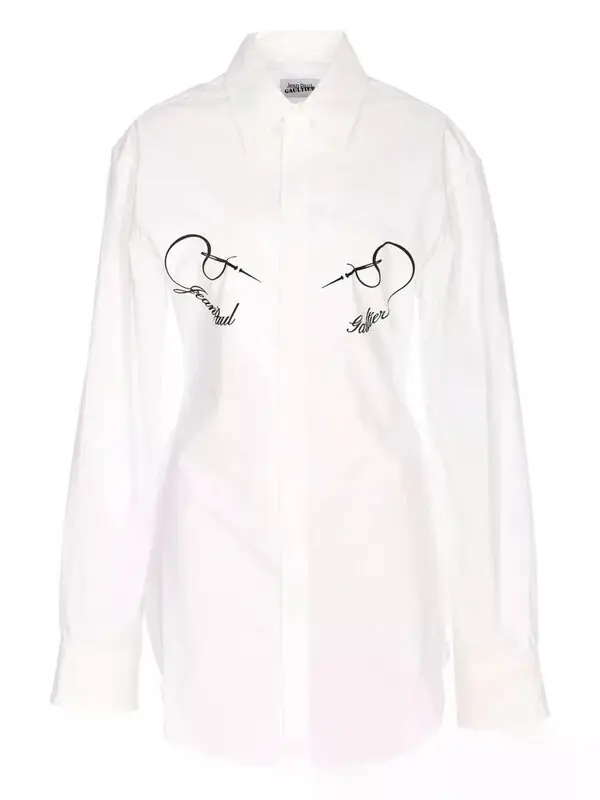Jean Paul Gaultier Poplin Shirt - White