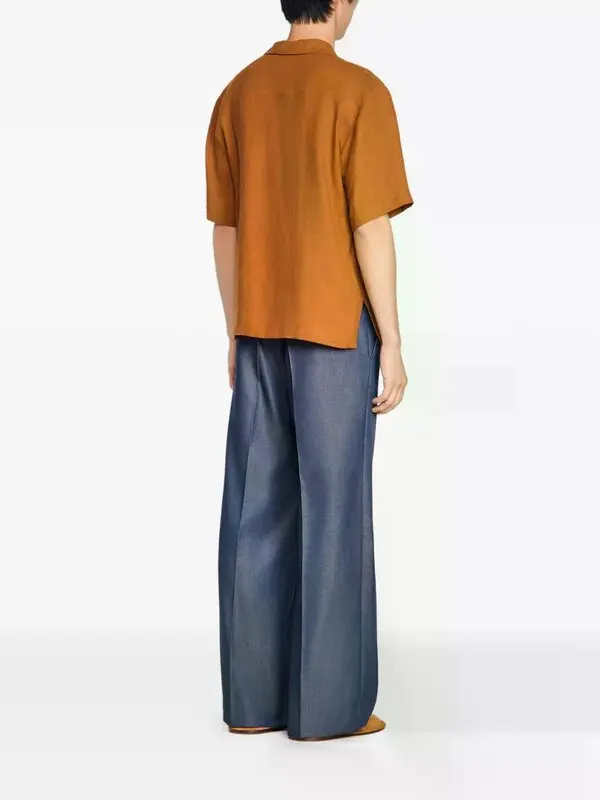 Sandro Linen Shirt - Brown