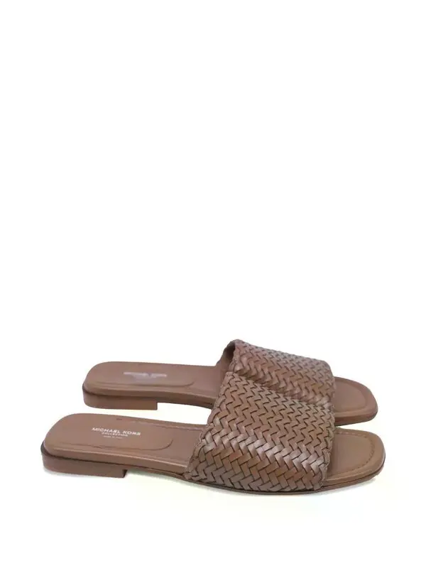 Michael Kors Woven Leather Sandals