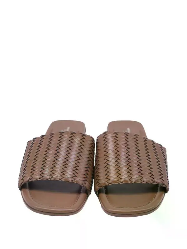 Michael Kors Woven Leather Sandals